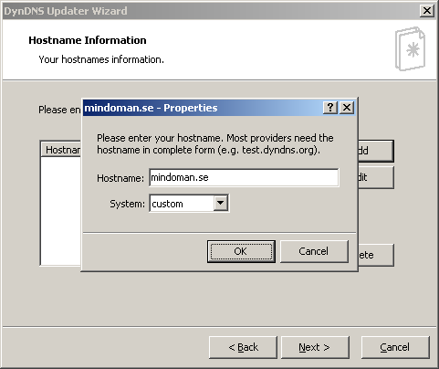 DynDNS Updater 3.1 - Loopia Knowledge Base