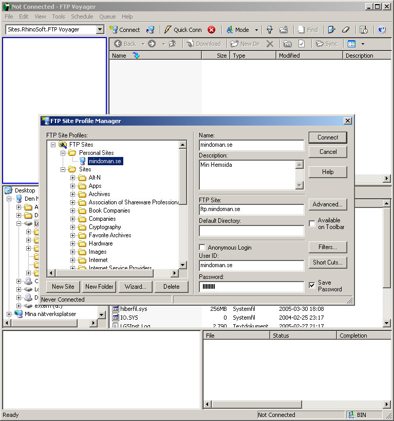 FTP Voyager - Loopia Knowledge Base