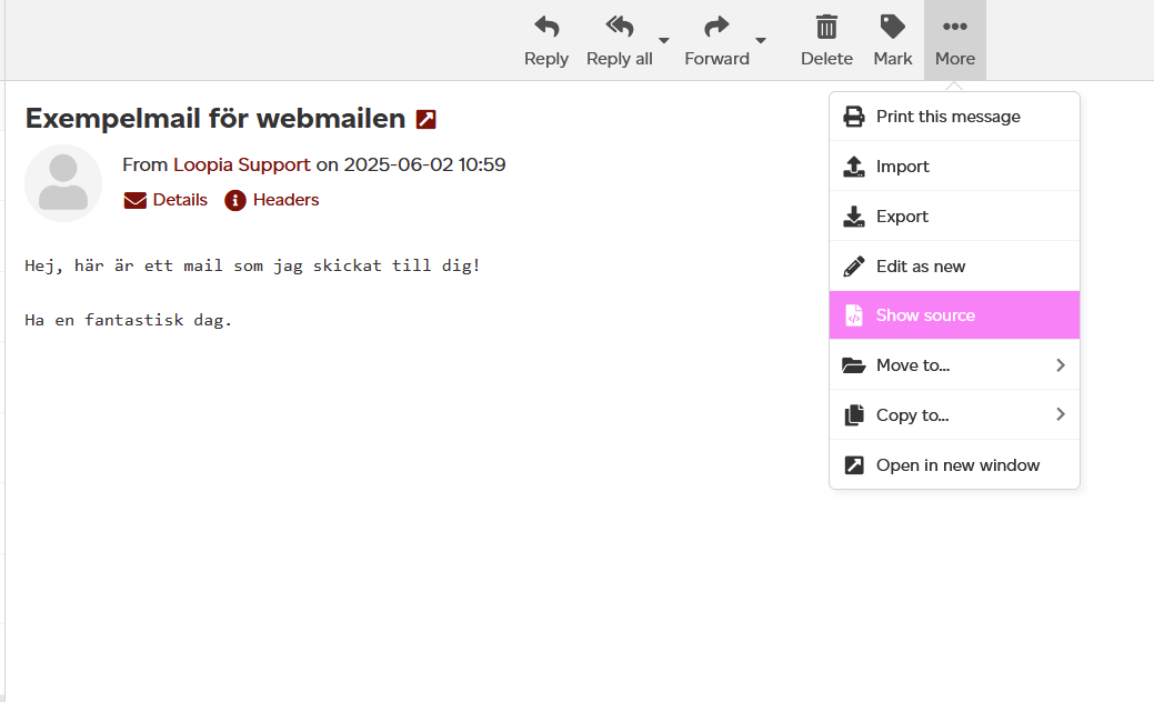 Webmail - Loopia Knowledge Base